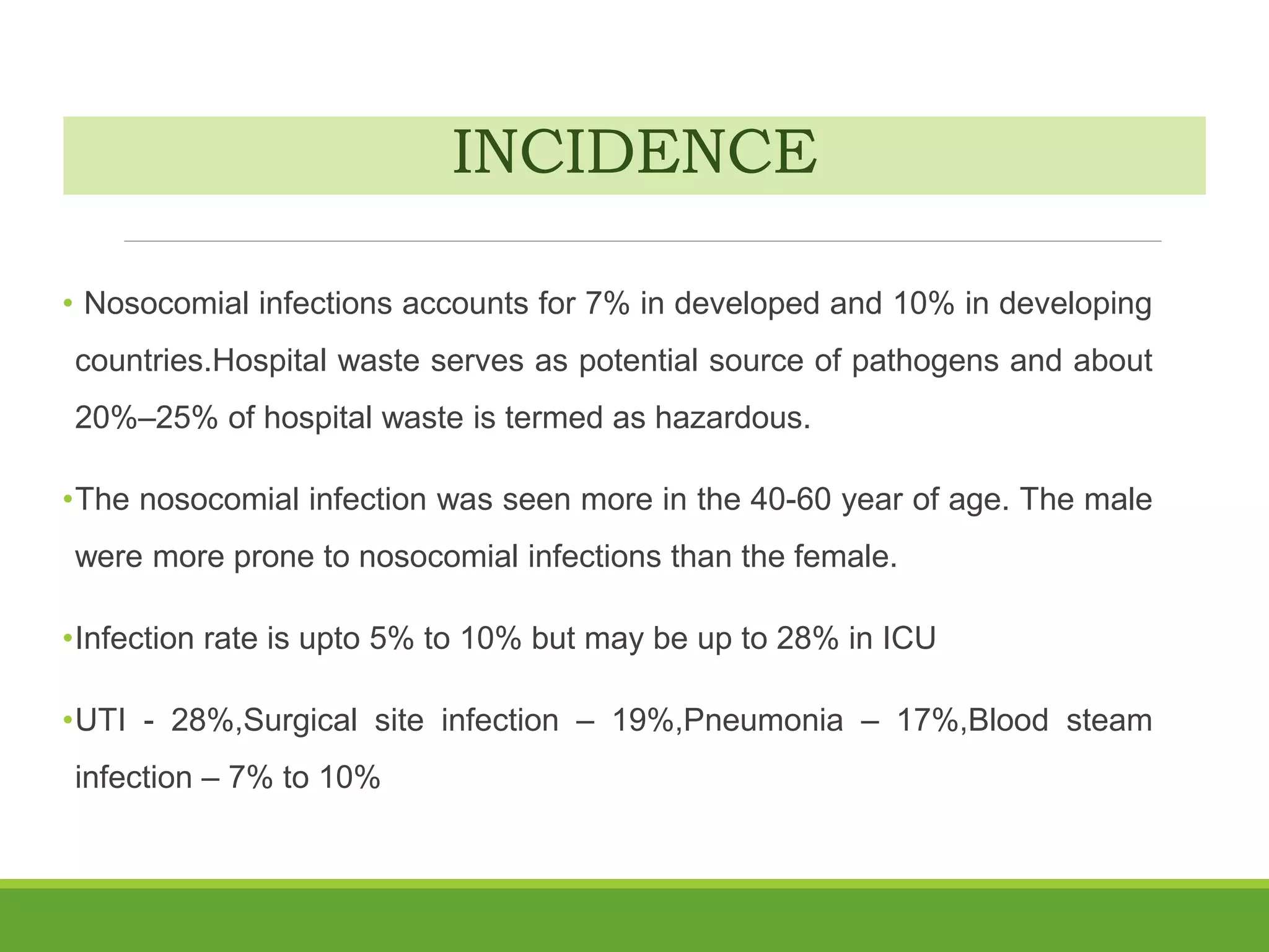Infection control in critical care units | PPTX