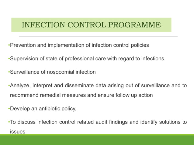 Infection control in critical care units | PPTX | Infectious Diseases | Diseases and Conditions