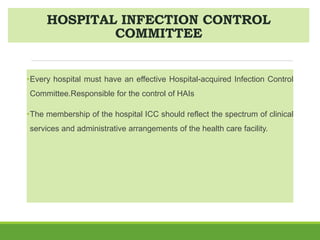 Infection control in critical care units | PPTX