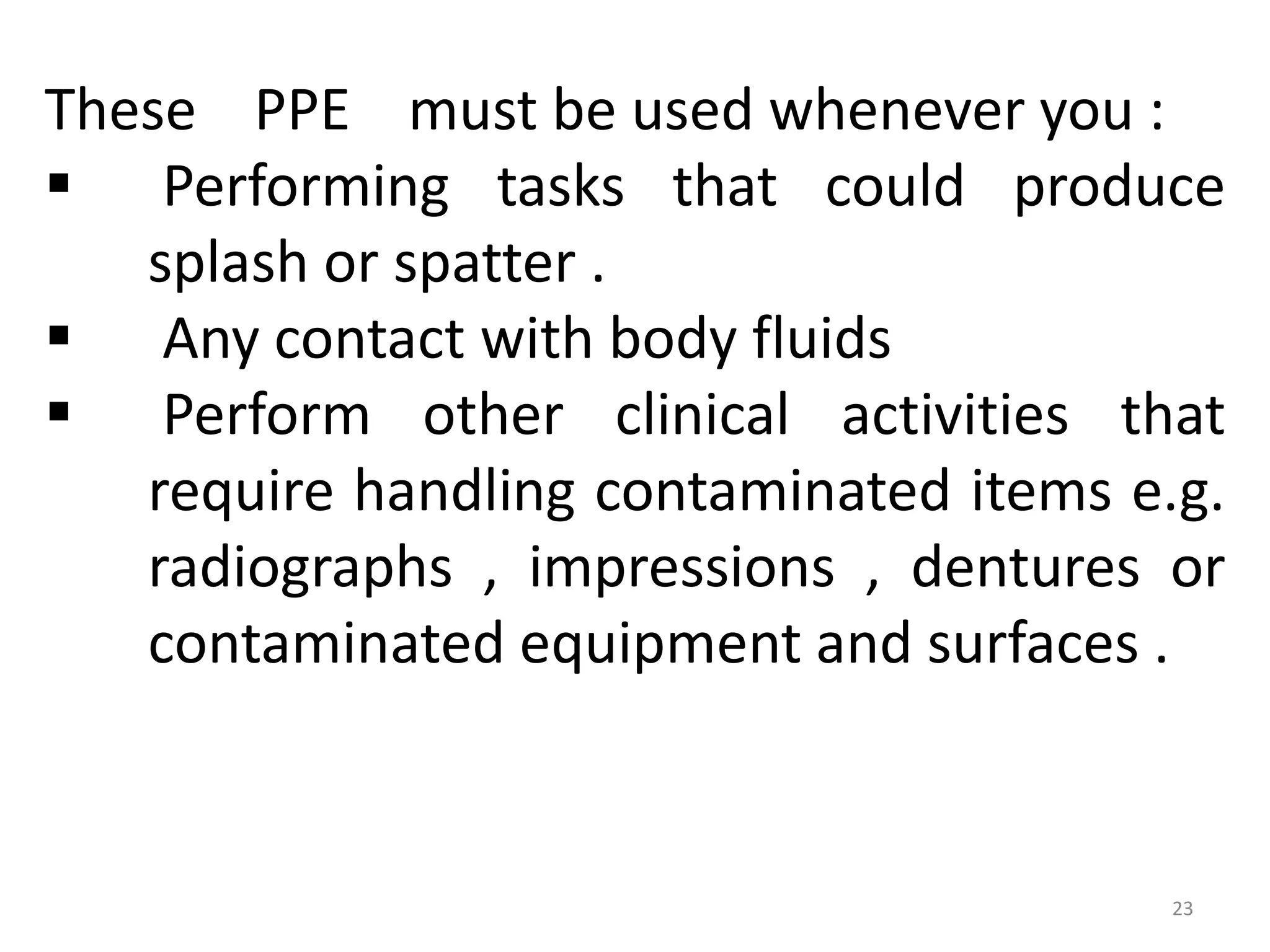 Infection control in dentistry | PPTX