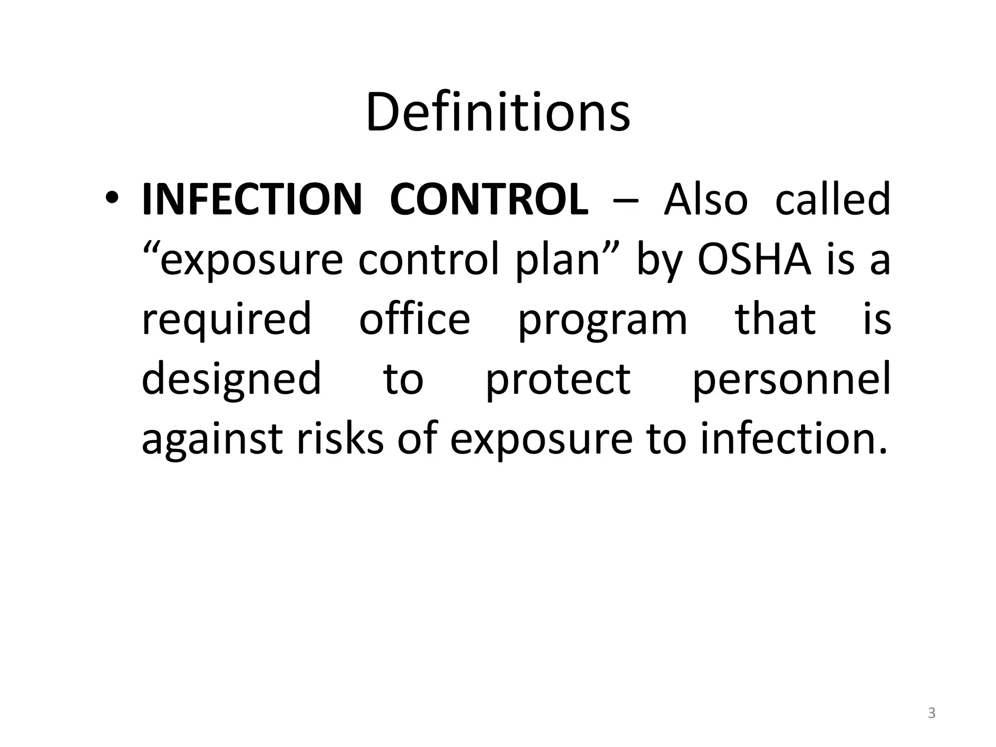 Infection control in dentistry | PPTX