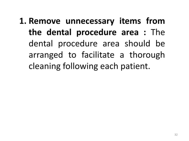 Infection control in dentistry | PPTX | Infectious Diseases | Diseases ...