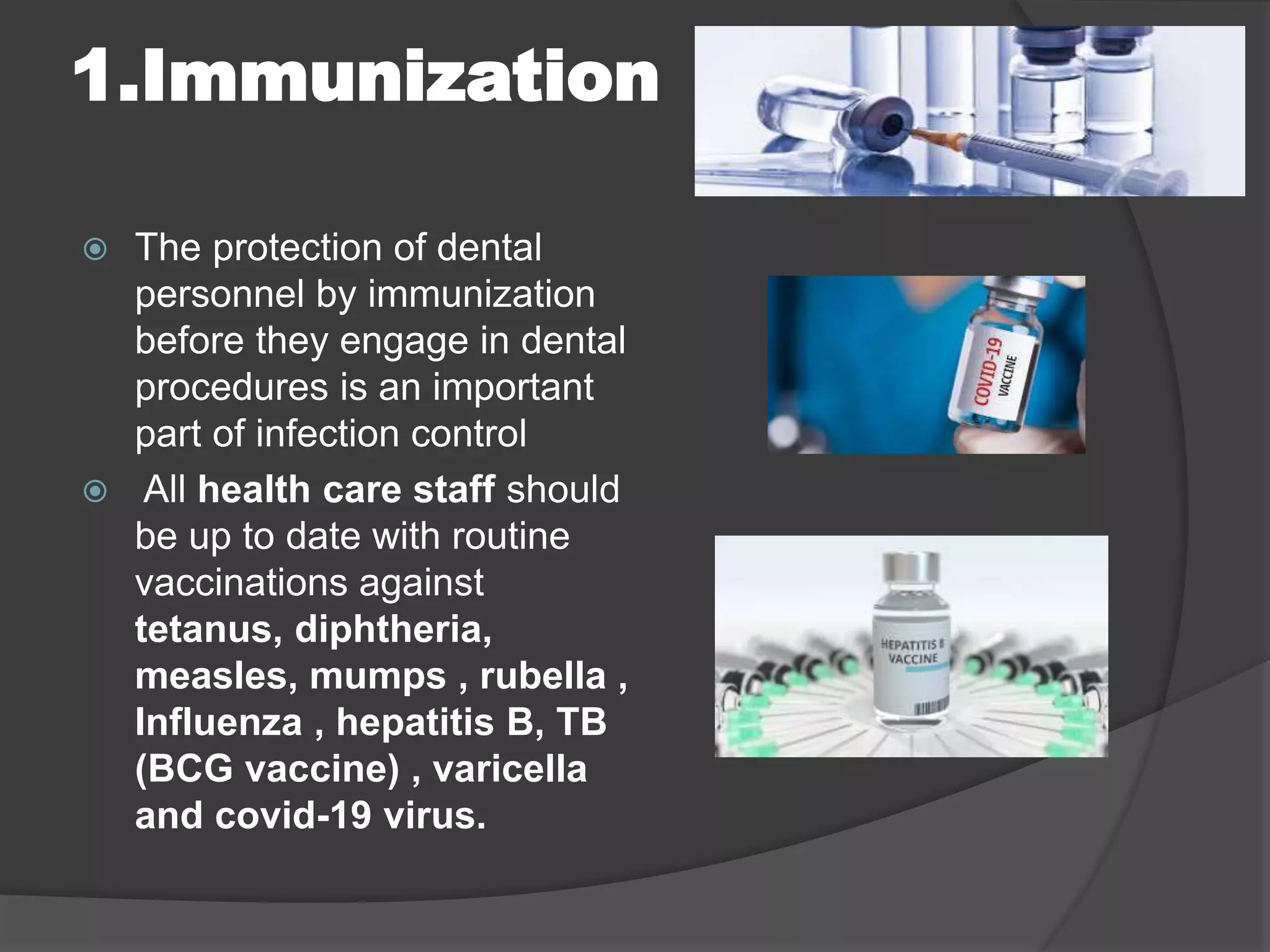 Infection Control In Dentistry. | PPTX