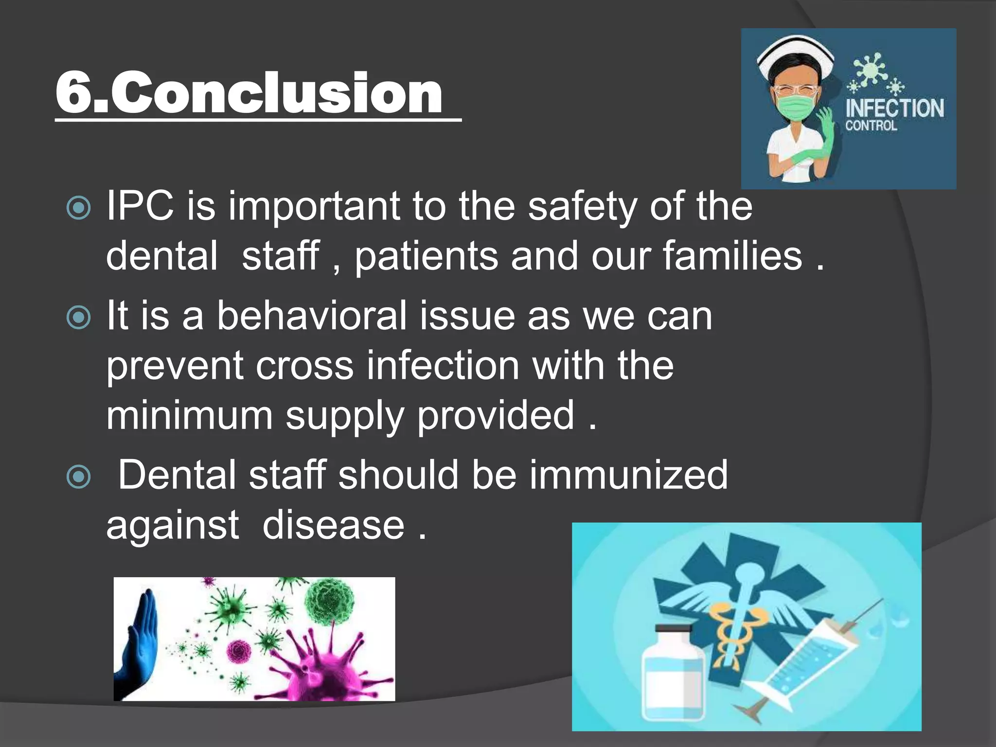 Infection Control In Dentistry. | PPTX