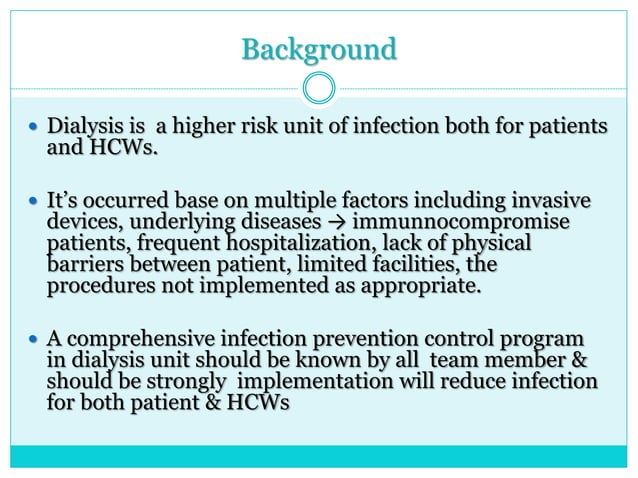 Infection Control in Dialysis Unit.ppt by Yo fINAL.ppt