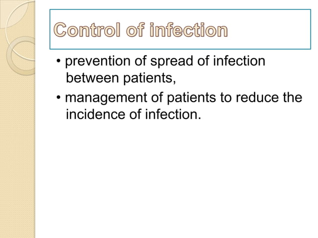 Infection control in icu | PPT