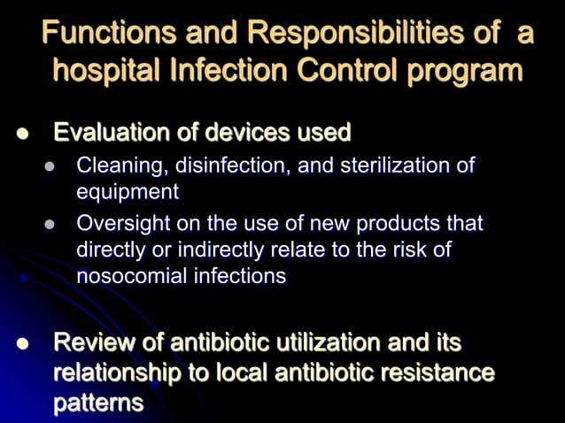 Infection control in icu | PPSX | Infectious Diseases | Diseases and ...