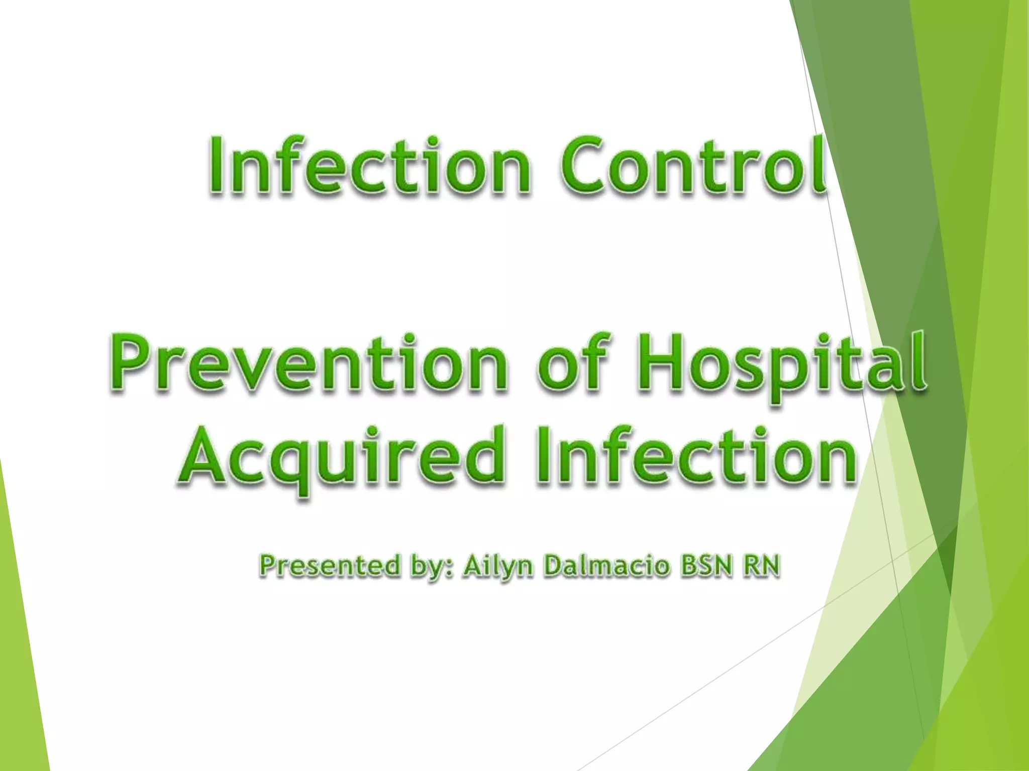 Infection control in icu setting ( prevention of cross infection) | PPTX