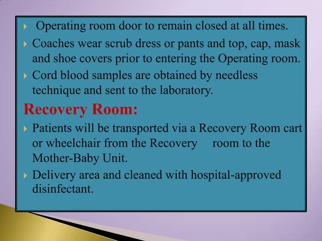 Infection control in labor room | PPTX