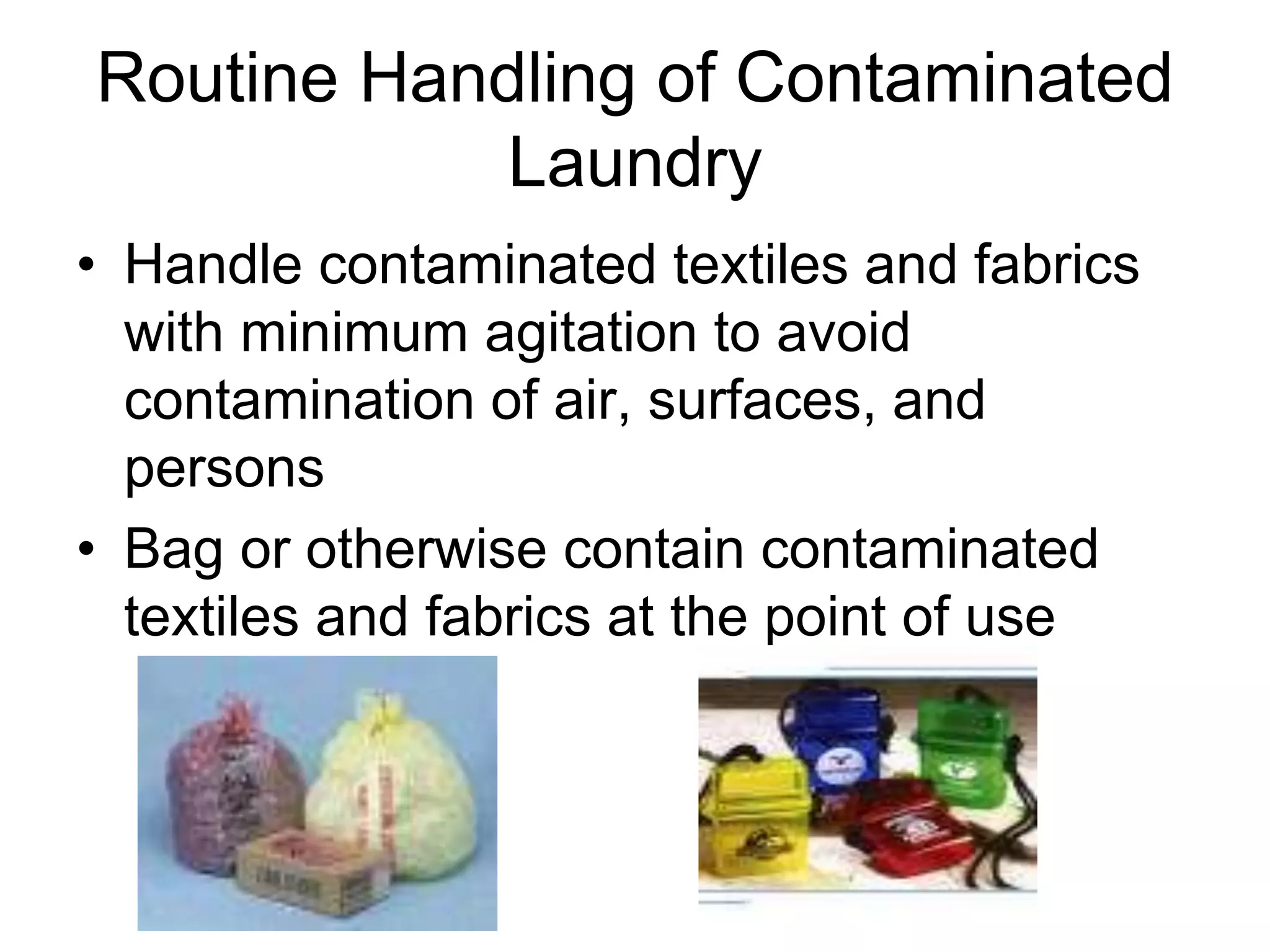 Infection control in laundry.ppt