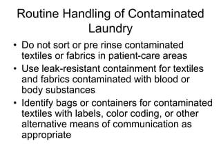 Infection control in laundry.ppt