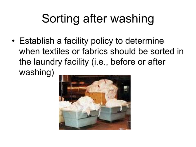 Infection control in laundry.ppt | Bath and Shower | Personal Care