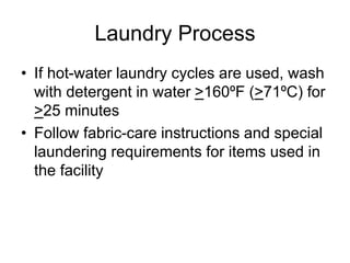 Infection control in laundry.ppt