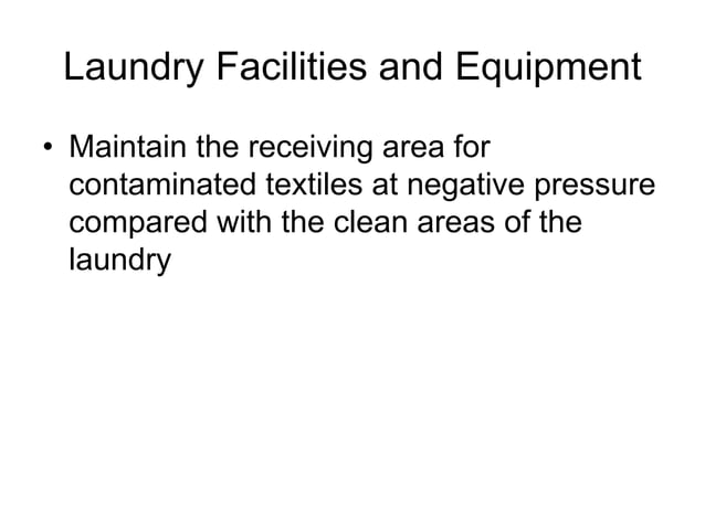 Infection control in laundry.ppt | Bath and Shower | Personal Care