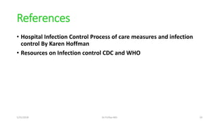 Infection control in modern hospitals | PPTX