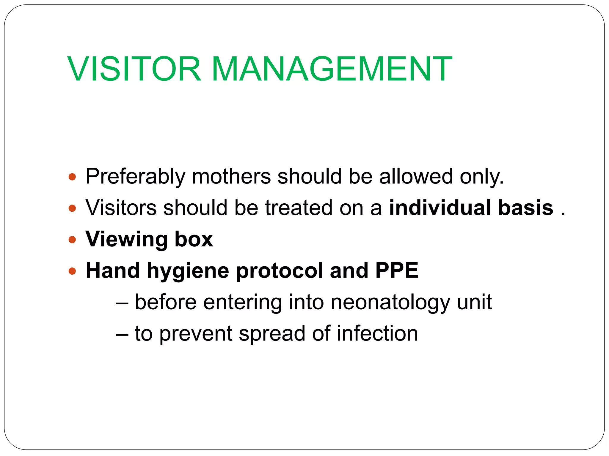 Infection control in pediatric care unit | PPTX