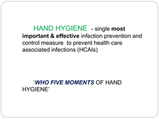 Infection control in pediatric care unit | PPTX