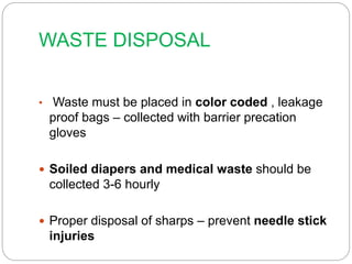 Infection control in pediatric care unit | PPTX
