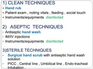 Infection control in pediatric care unit | PPTX