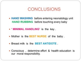 Infection control in pediatric care unit | PPTX