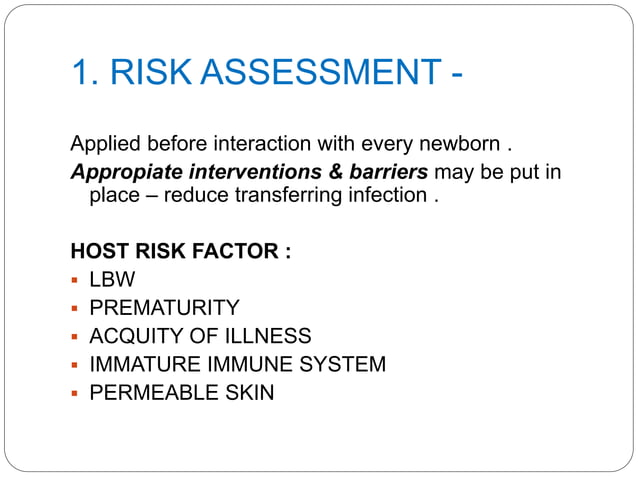Infection control in pediatric care unit | PPTX | Infectious Diseases ...