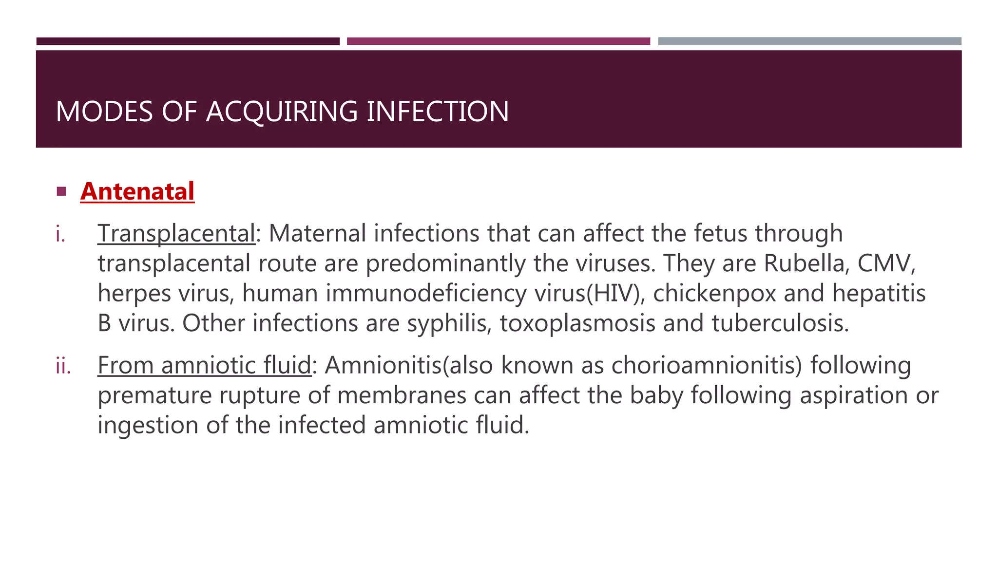 Infection control in newborns | PPTX