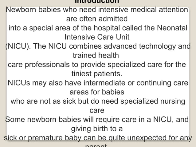 Infection Control In NICU | PPTX