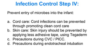 Infection control in nicu | PPTX