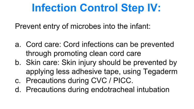 Infection control in nicu | PPTX | Parenting Babies and Toddlers ...