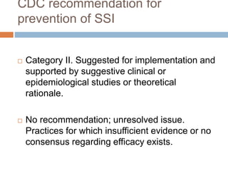 WAYS OF INFECTION PREVENTION IN THE HOSPITAL | PPT