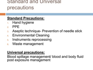 WAYS OF INFECTION PREVENTION IN THE HOSPITAL | PPT