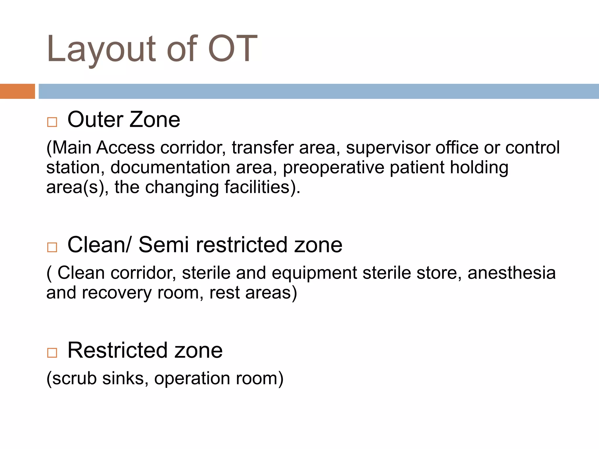 Infection control in operation room | PPTX