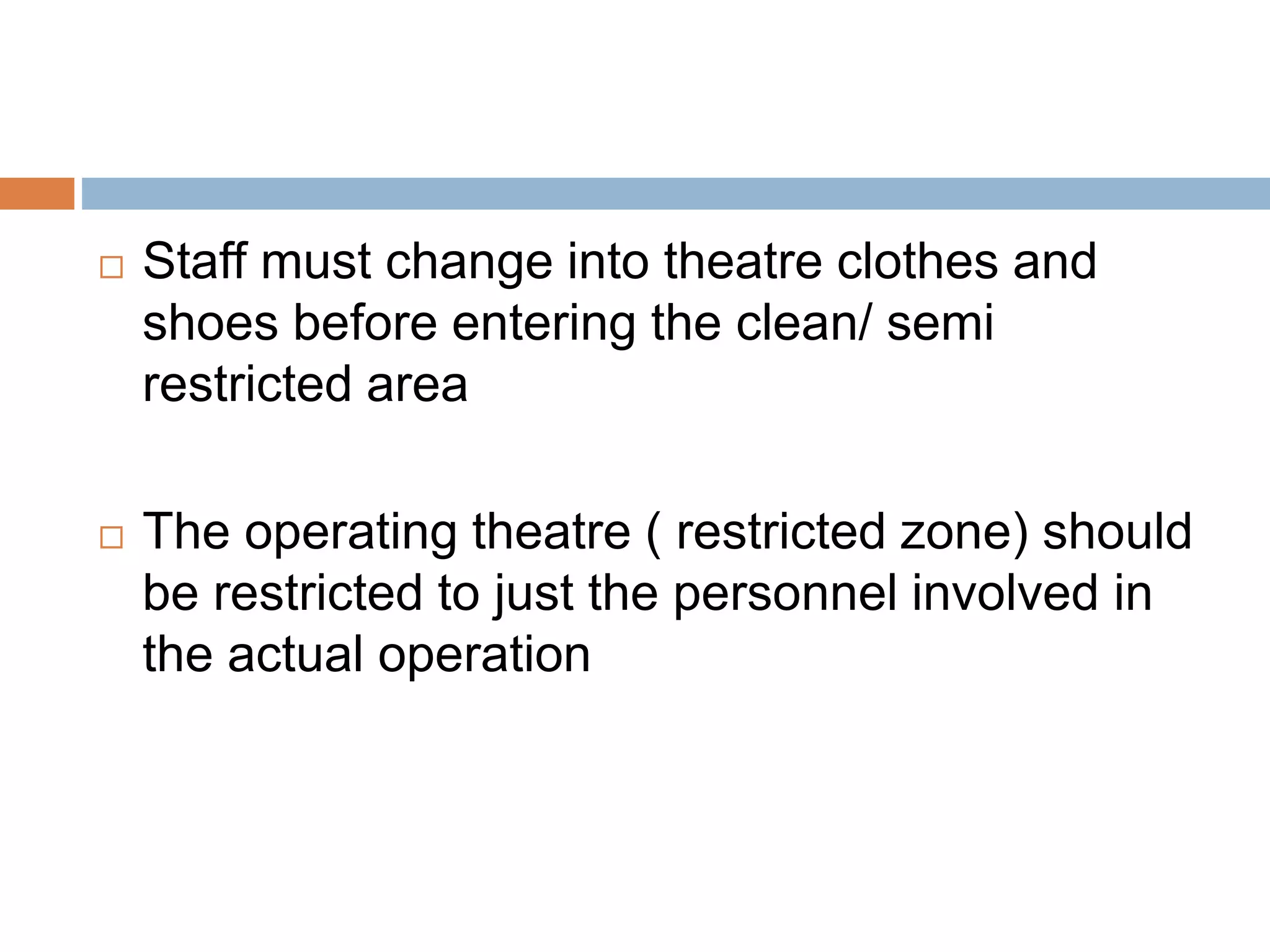 Infection control in operation room | PPTX