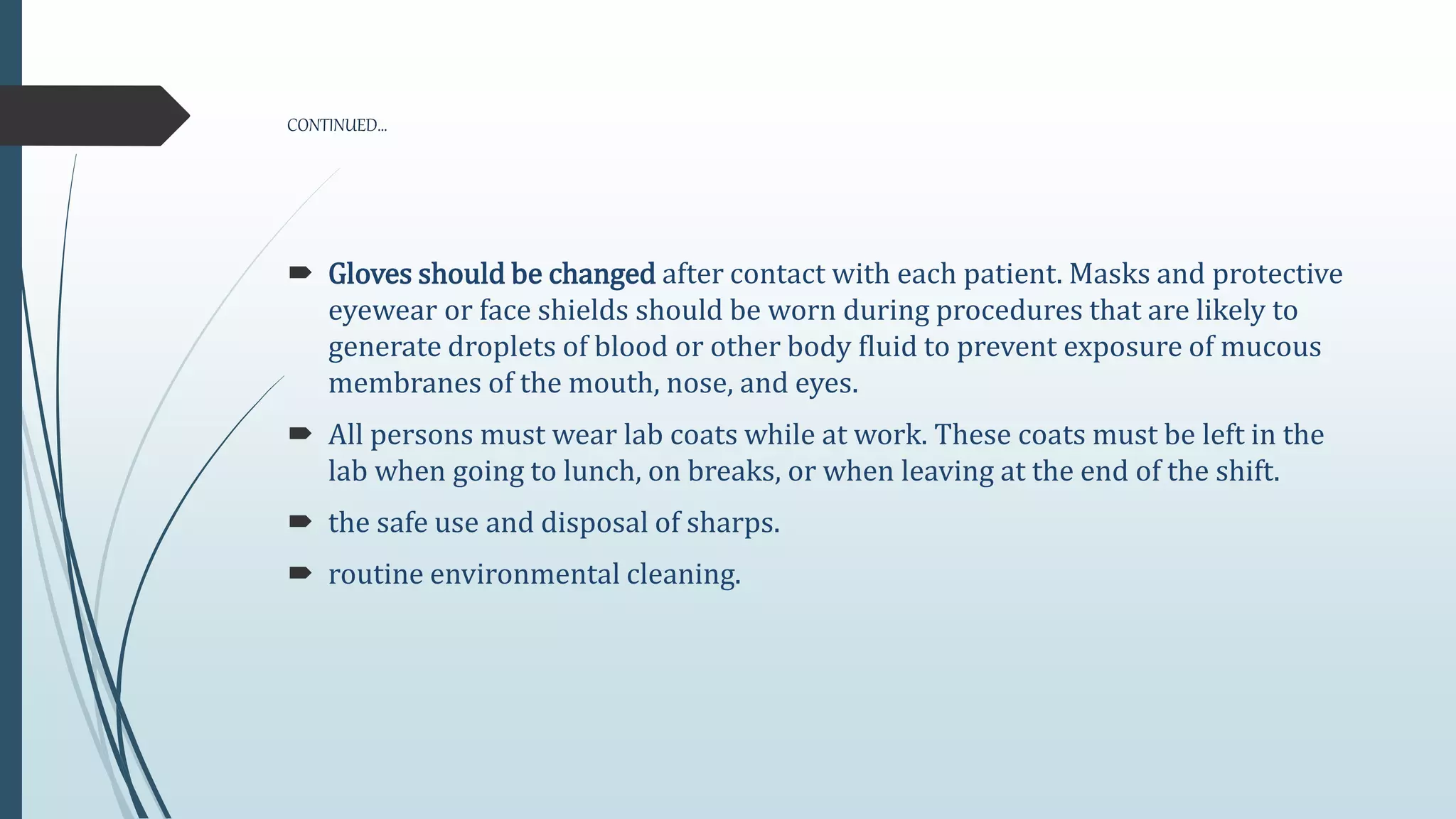 Infection control in pathological laboratory | PPTX
