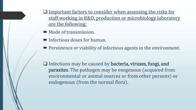 Infection control in pathological laboratory | PPTX