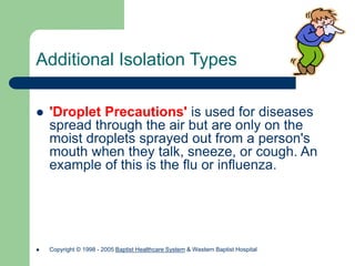 Infection Control in the Emergency Room presentation.ppt