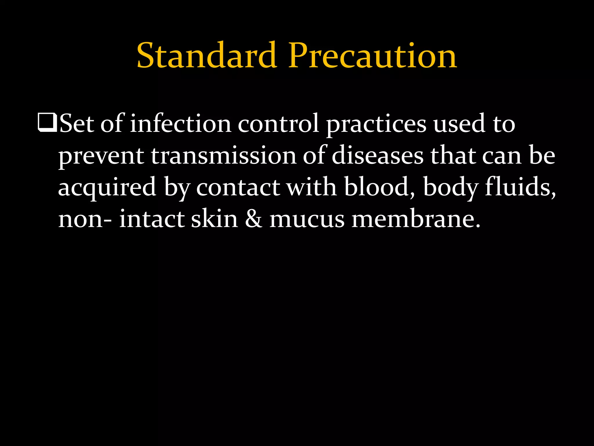 Infection control | PPTX