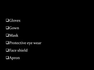 Infection control | PPTX