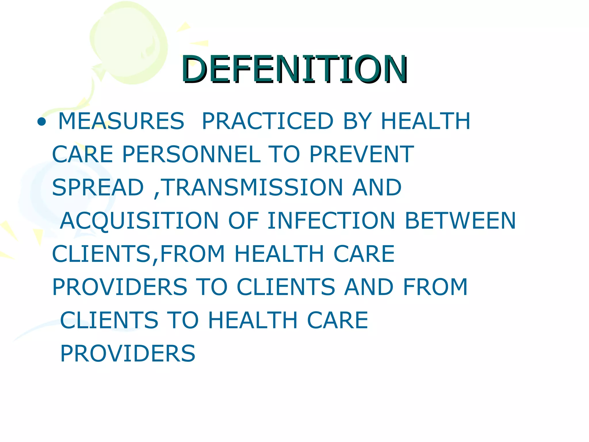 Infection control measures | PPT