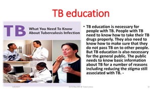Infection control measures in tuberculosis Dr.T.V.Rao MD | PPTX