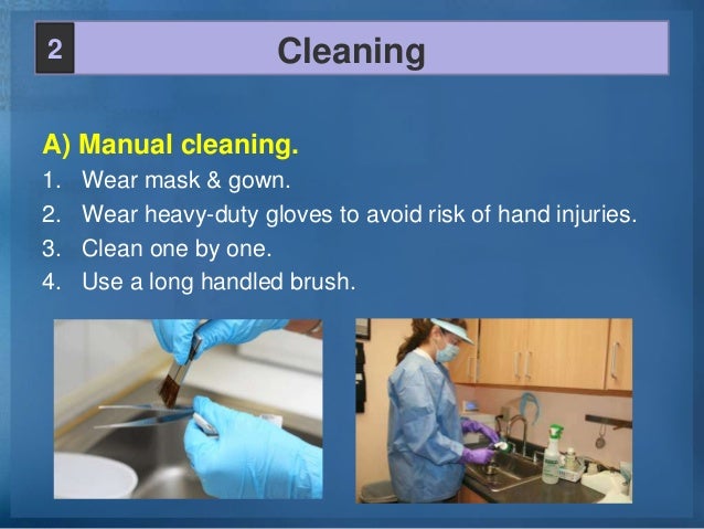 Dental infection control post treatment last