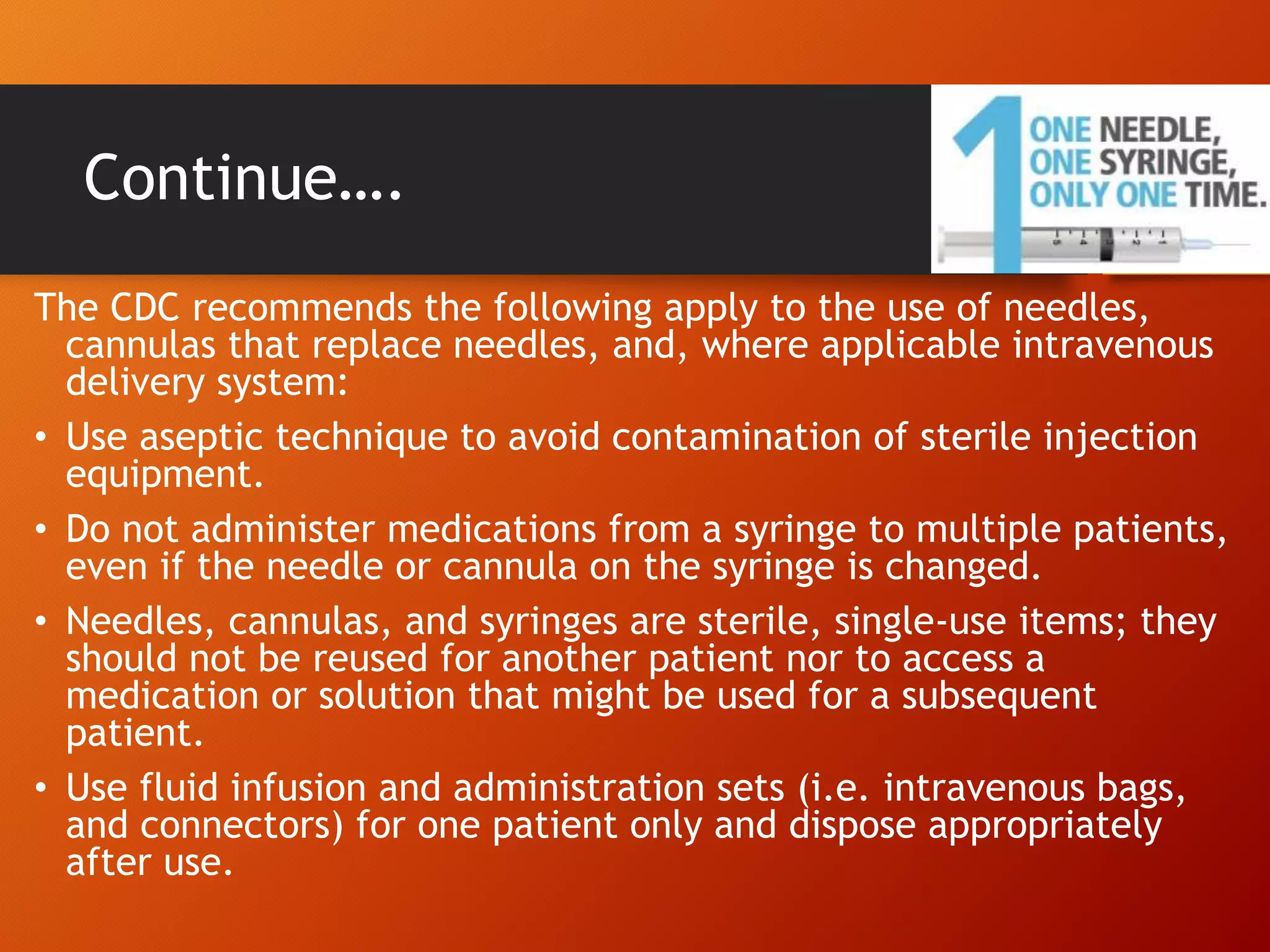 Infection Control Practice And Standard Safety Measures Pptx