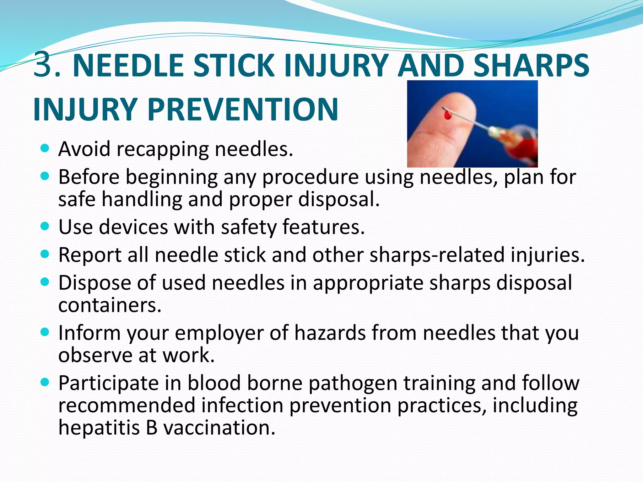 Infection control practices in hospital | PPTX