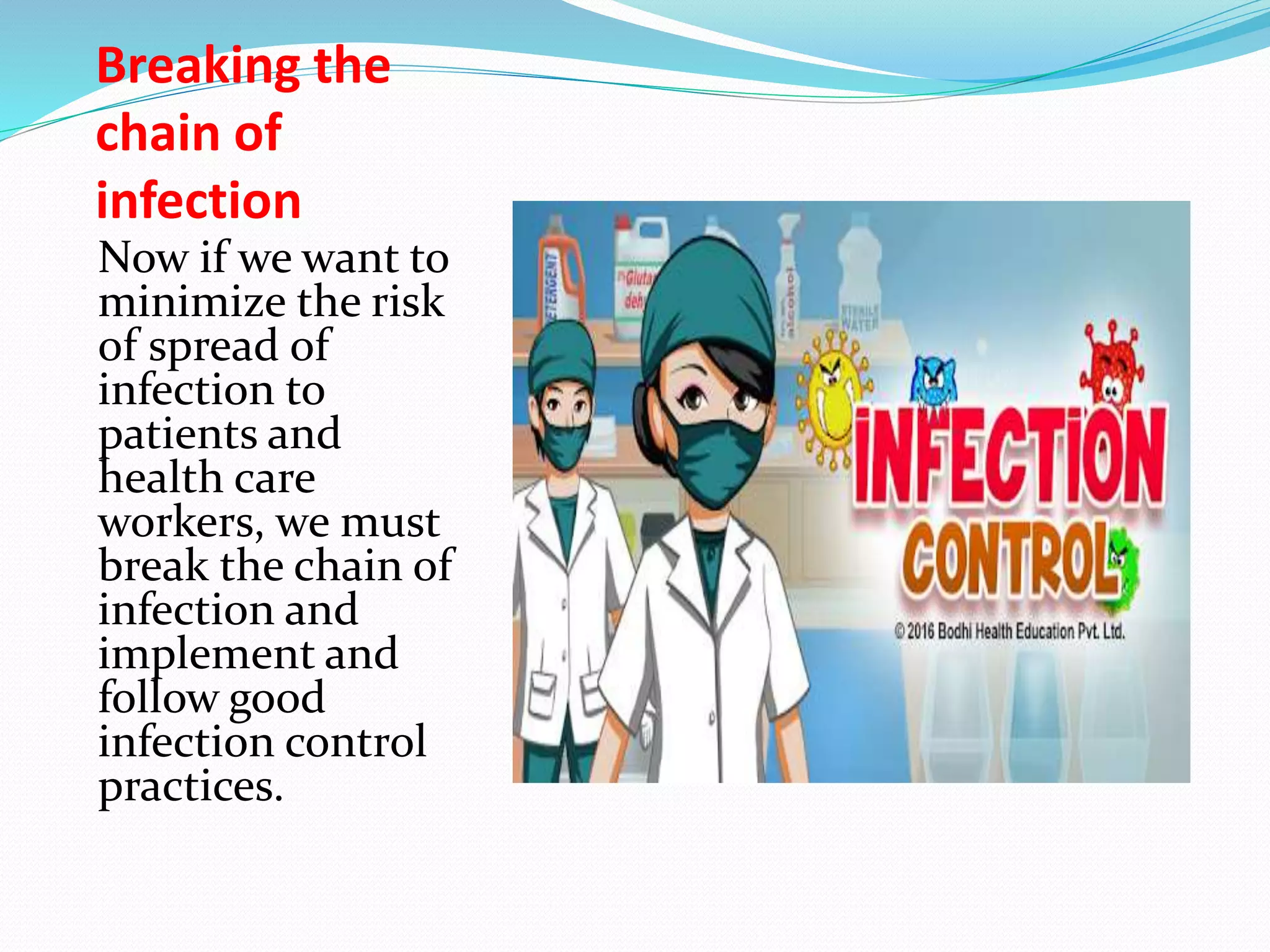 Infection control practices in hospital | PPTX