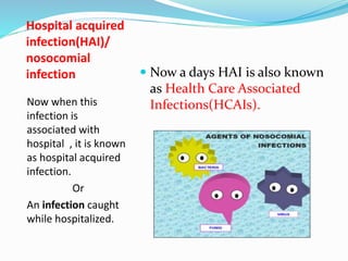 Infection control practices in hospital | PPTX