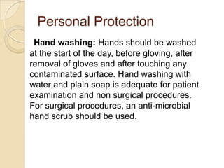 Infection Control | PPTX | Infectious Diseases | Diseases and Conditions