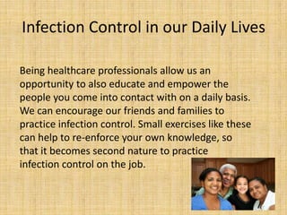 Infection control presentation | PPTX | Infectious Diseases | Diseases ...