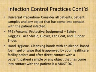 Infection control presentation | PPTX | Infectious Diseases | Diseases ...
