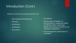 Infection Control & Prevention | PPTX