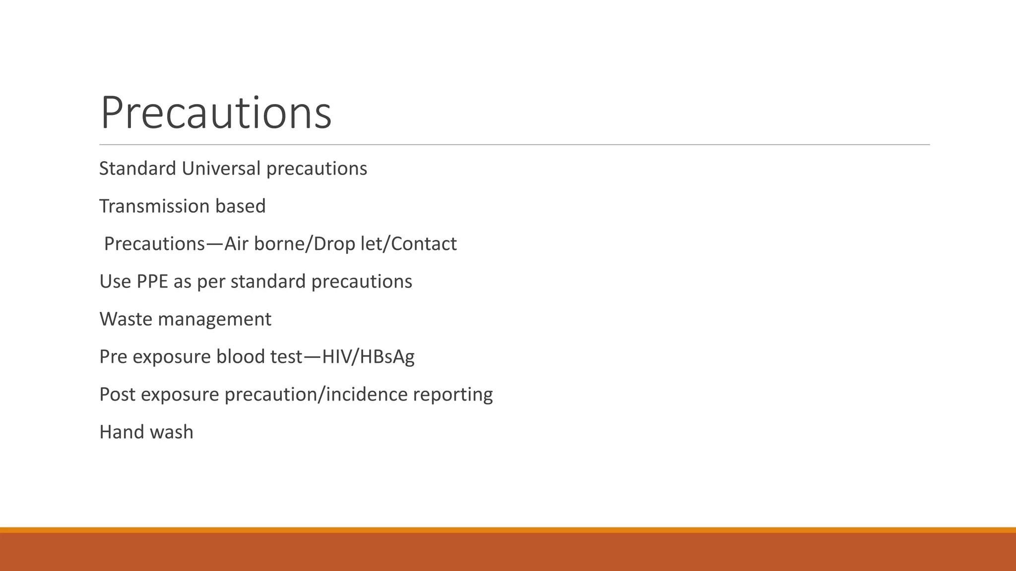 Infection control procedure | PPTX